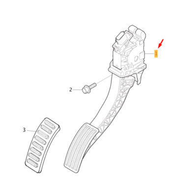 VOLVO XC40 Accelerator Pedal LHD 32212364 NEW GENUINE | eBay UK