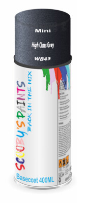 For Mini Spray Paint Aerosol High Class Grey Wb43 Car Can Scratch Fix ...