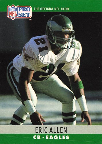 1990 Pro Set #243 Eric Allen Philadelphia Eagles | eBay