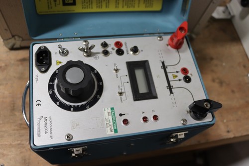 Megger MicroOhmMeter PROGRAMMA MOM200A 200 AMP MOM TESTER MICRO OHM ...