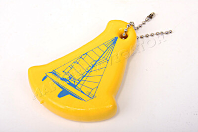 Osculati Key Ring Keychain Yellow Soft foam sail boat x1 pc | eBay