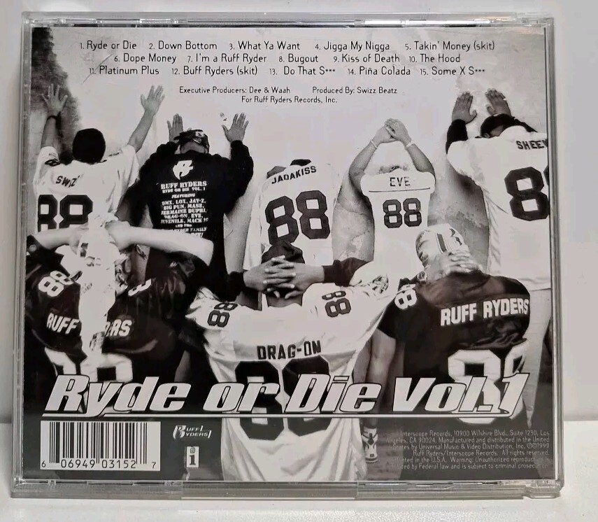 Ryde or Die, Vol. 1 [PA] by Ruff Ryders (CD, Apr-1999, Ruff Ryders ...