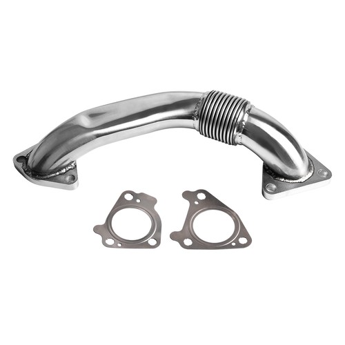 Exhaust Passenger Side Up-pipe For 2001-2016 LB7 LLY LBZ LMM LML 6.6L ...