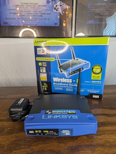 Linksys Wireless G Broadband Router 4-port Switch WRT54G 54Mbps 2.4Ghz ...