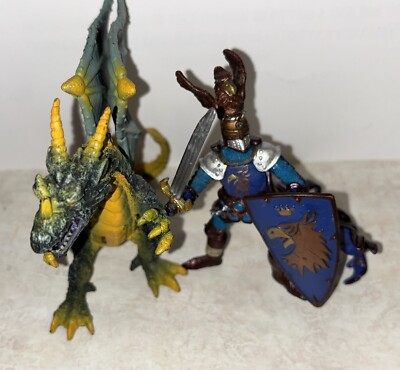 Medieval Toy Major Dark Dragon Papo Knight Dragon Toy Lot | eBay