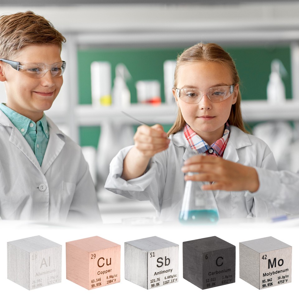 Titanium Cube Metal Element High Density Block Pure Periodic Element 1 ...