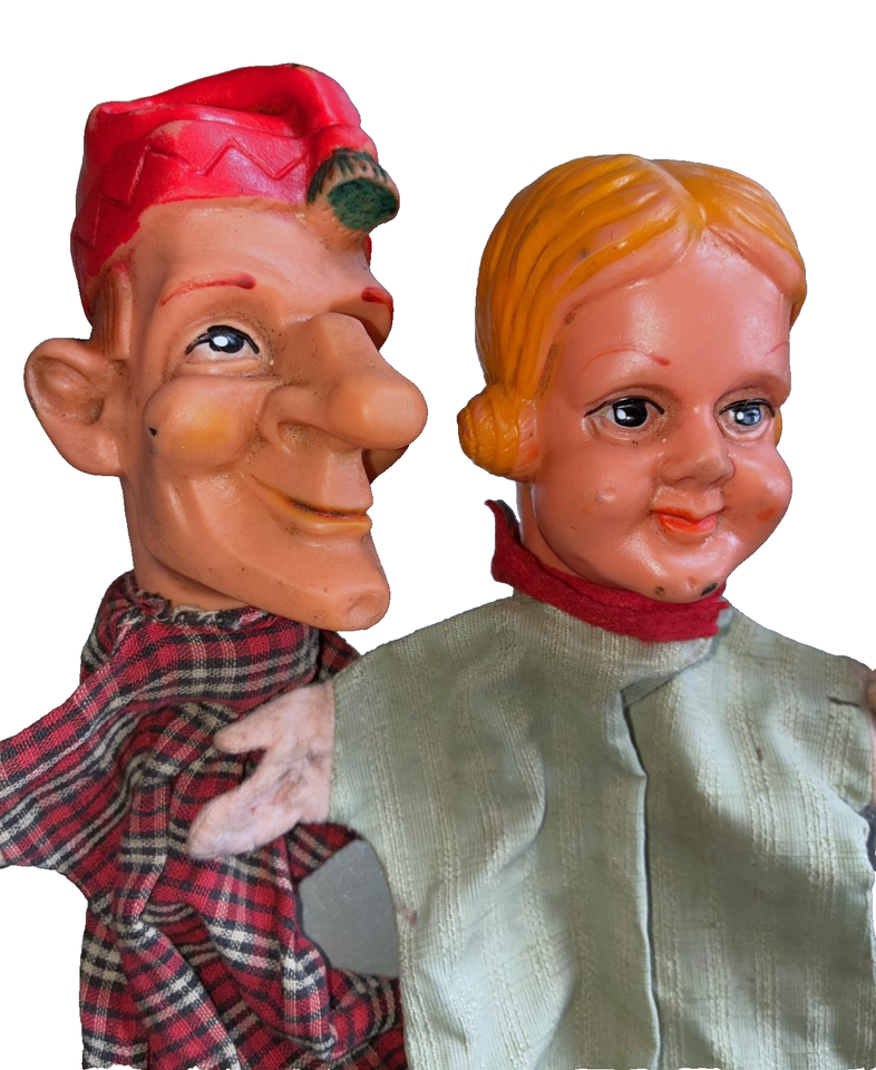 4X Old Hand Puppets 1960S Years Puppet Theater Character Head | eBay