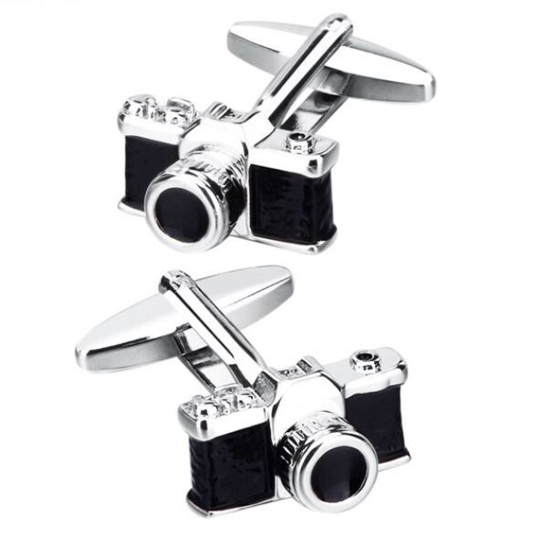Camera Cufflinks Steel Cuff Links Silver Pair Set of 2 Photographer | eBay