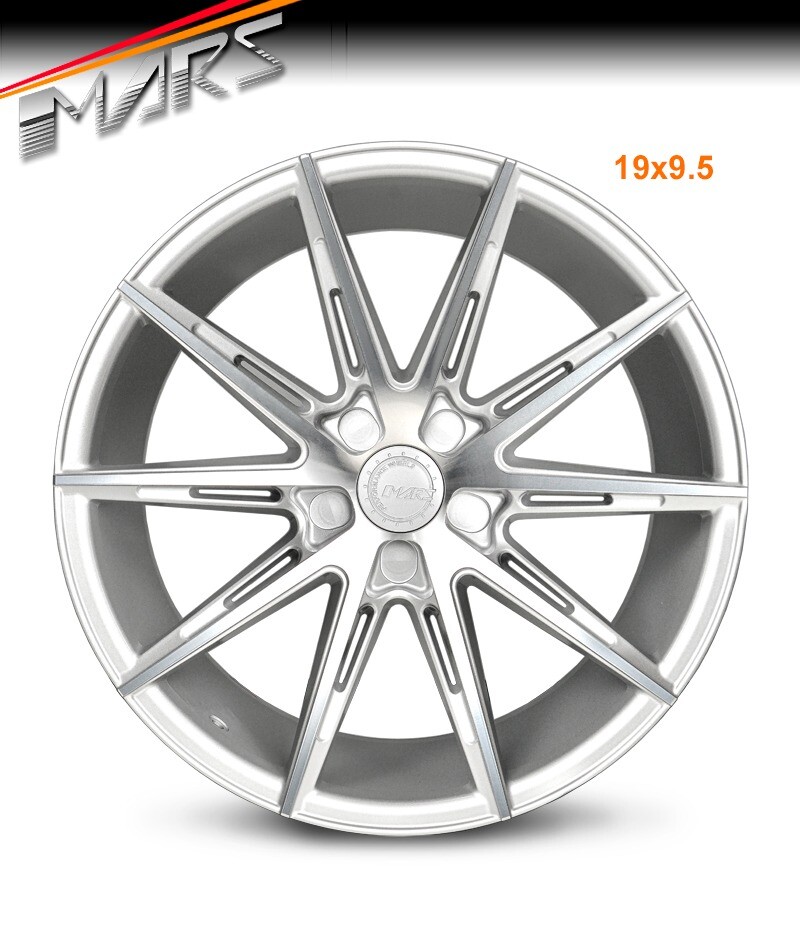 MARS MP-M2 Silver 19 inch Concave Wheels Rims 5x120 BMW M2 M3 M4 M5 M6 ...