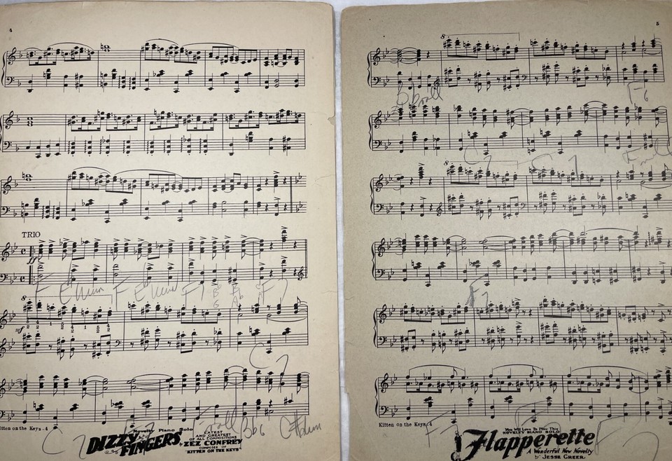 Kitten on The Keys Sheet Music 1921 Zez Confrey's Novelty Piano Solos ...