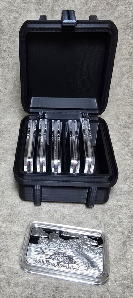 Bullion Storage Case for 1oz bullion bars in capsules Silver/Copper ...