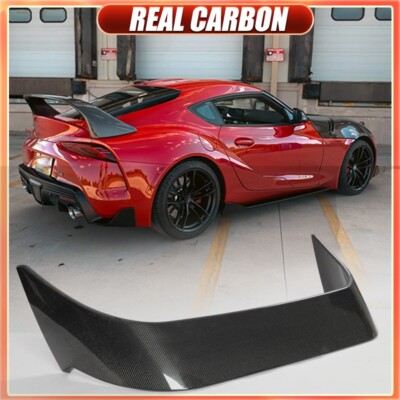 For 2020-2024 Toyota Supra GR A90 MK5 Real Carbon Rear Trunk Spoiler ...