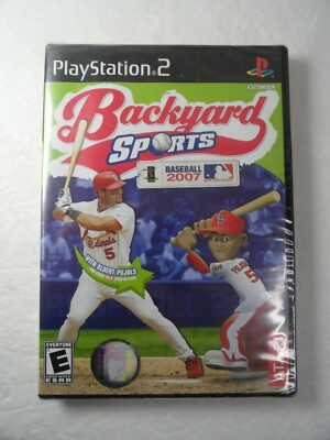 Backyard Sports Baseball 2007 Playstation 2 PS2 BRAND NEW FACTORY ...