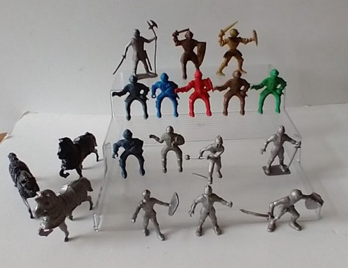 Vintage Marx Lido Plastic Knights Horses Playset Figures Lot | eBay