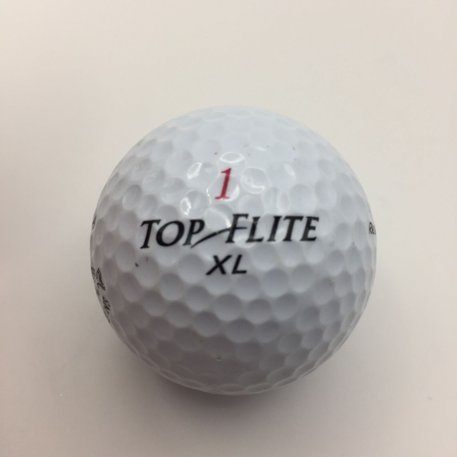 Top Flite 1 XL White Golf Ball Antigua Dive Excursions Scuba Regular ...