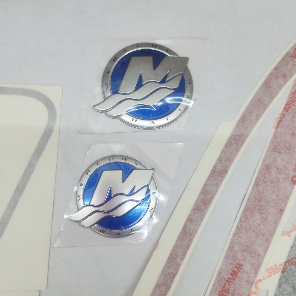 # 8M0207334 OEM Mercury Racing Outboard 400R Graphics Kit Decal Set ...