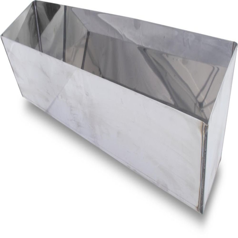 14" Mud Pan Stainless Steel Clean Knives Welded Corners Drywall Tool ...