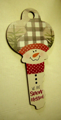 Christmas Plaque By Hearthside, "We Are Snow Blessed," Brand New | eBay