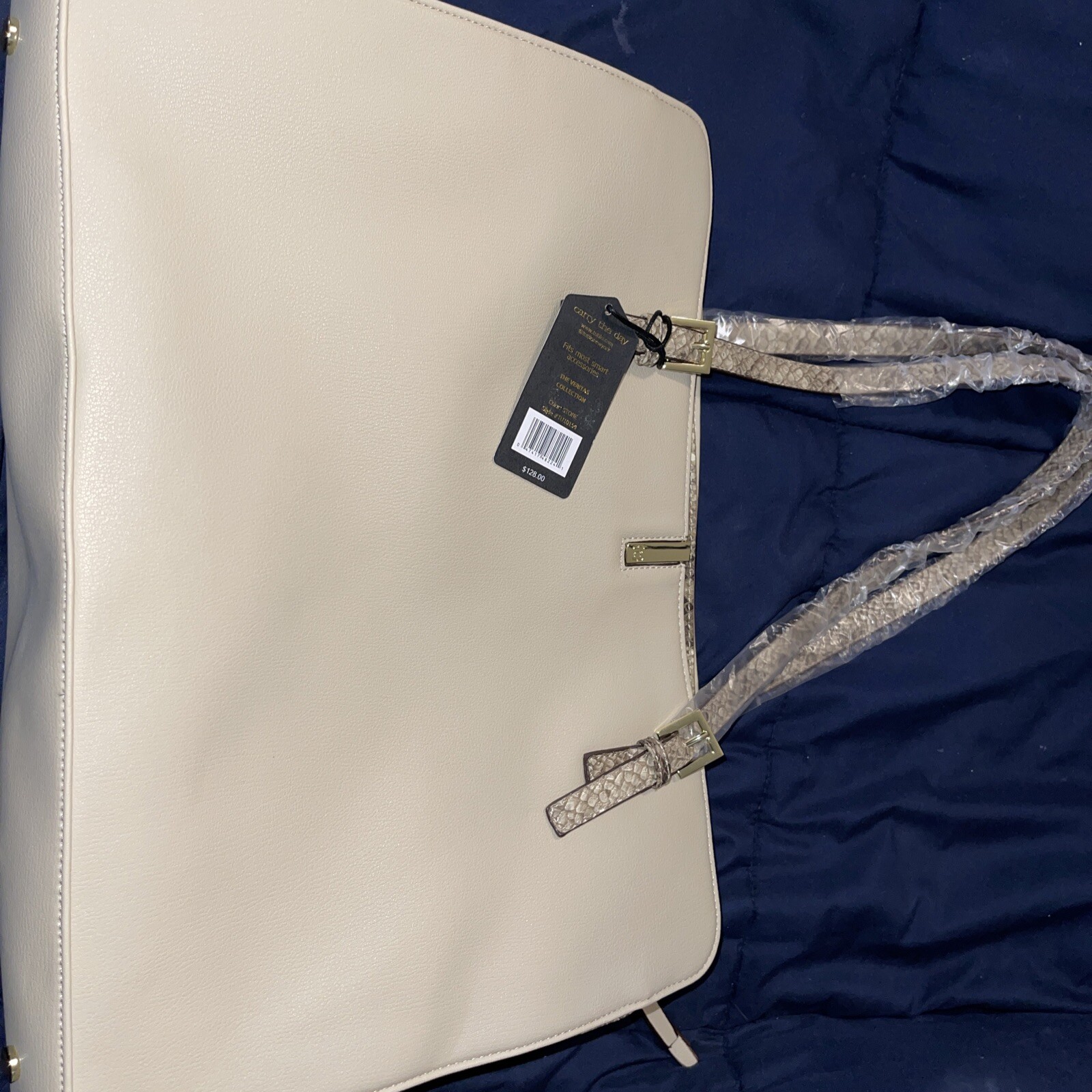 Tutilo The Veritas Collection Women's Black Square Work Tote Handbag ...