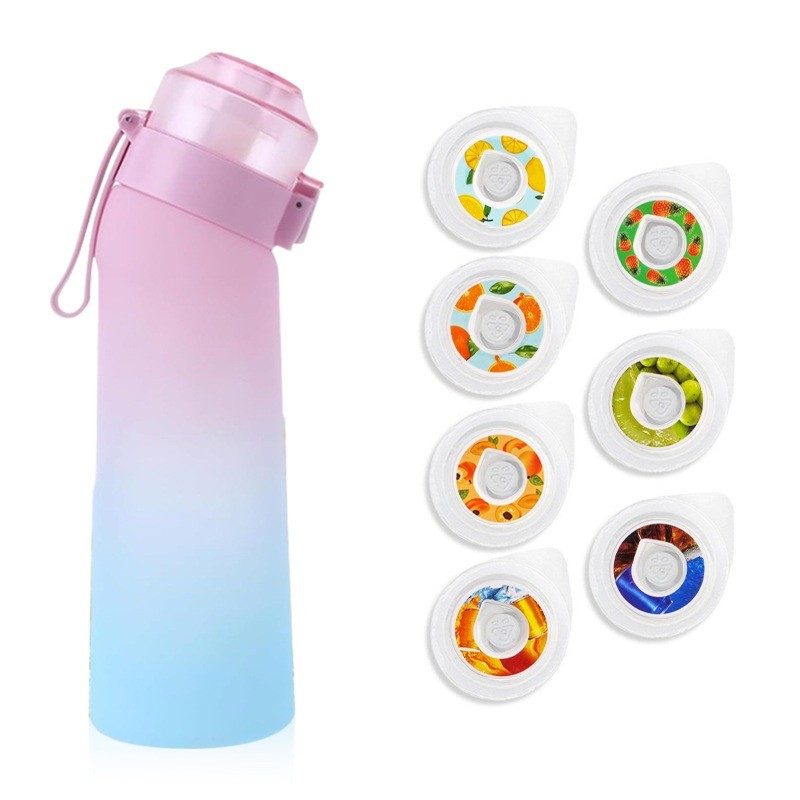 650Ml Air Up Water Bottle with 7 Fruit Fragrance Bottle Flavored Taste ...