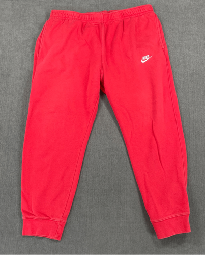 Nike Sweatpants Men 3XL Red Joggers Lounge Sweats Streetwear Casual ...
