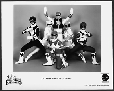 The Mighty Morphin Power Rangers 1990s Cast Original Movie Promo Photo ...