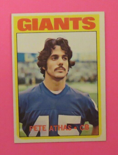1972 Topps, New York Giants - PETE ATHAS | eBay