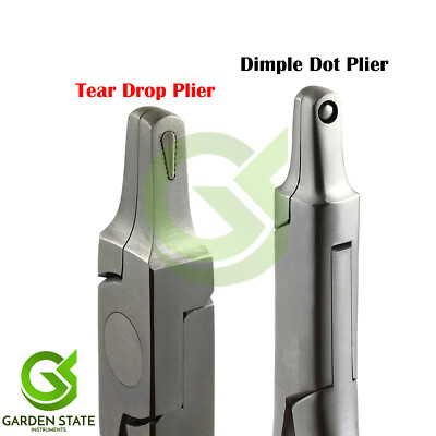Orthodontic Mini Dimple Dot Plier Tear Drop Retainer Clear Aligner ...