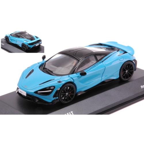 MCLAREN 765LT 2020 LIGHT BLUE 1:43 Solido Auto Stradali Die Cast ...