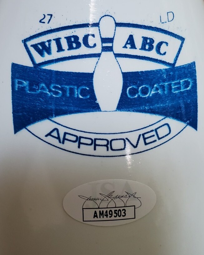 RARE Authentic Autographed Mark Roth PBA Used Bowling Pin JSA COA NICE ...