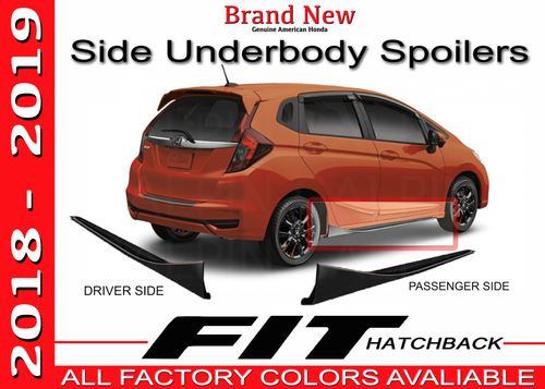 Genuine OEM Honda FIT Hatchback Side Underbody Spoilers 2018-2019 (ALL ...