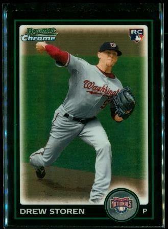2010 Bowman Draft Baseball Card RC Chrome BDP31 DREW STOREN Washington ...