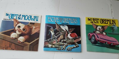 Gremlins Read A Long Book And Record Set Of 5 | eBay