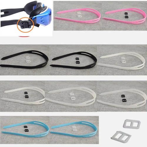 Replacement Multi-color Silicone Swimming Goggle Straps Swim Goggle ...