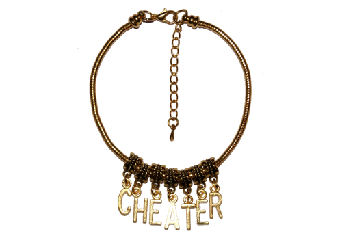 CHEATER Hotwife Euro Anklet Ankle Chain Jewellery Slut Cheating Wife ...