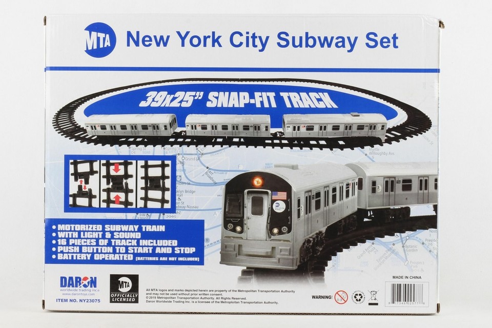 NYC New York City MTA Subway Car Set R160 New w/ Lights & Sound-Tracks ...
