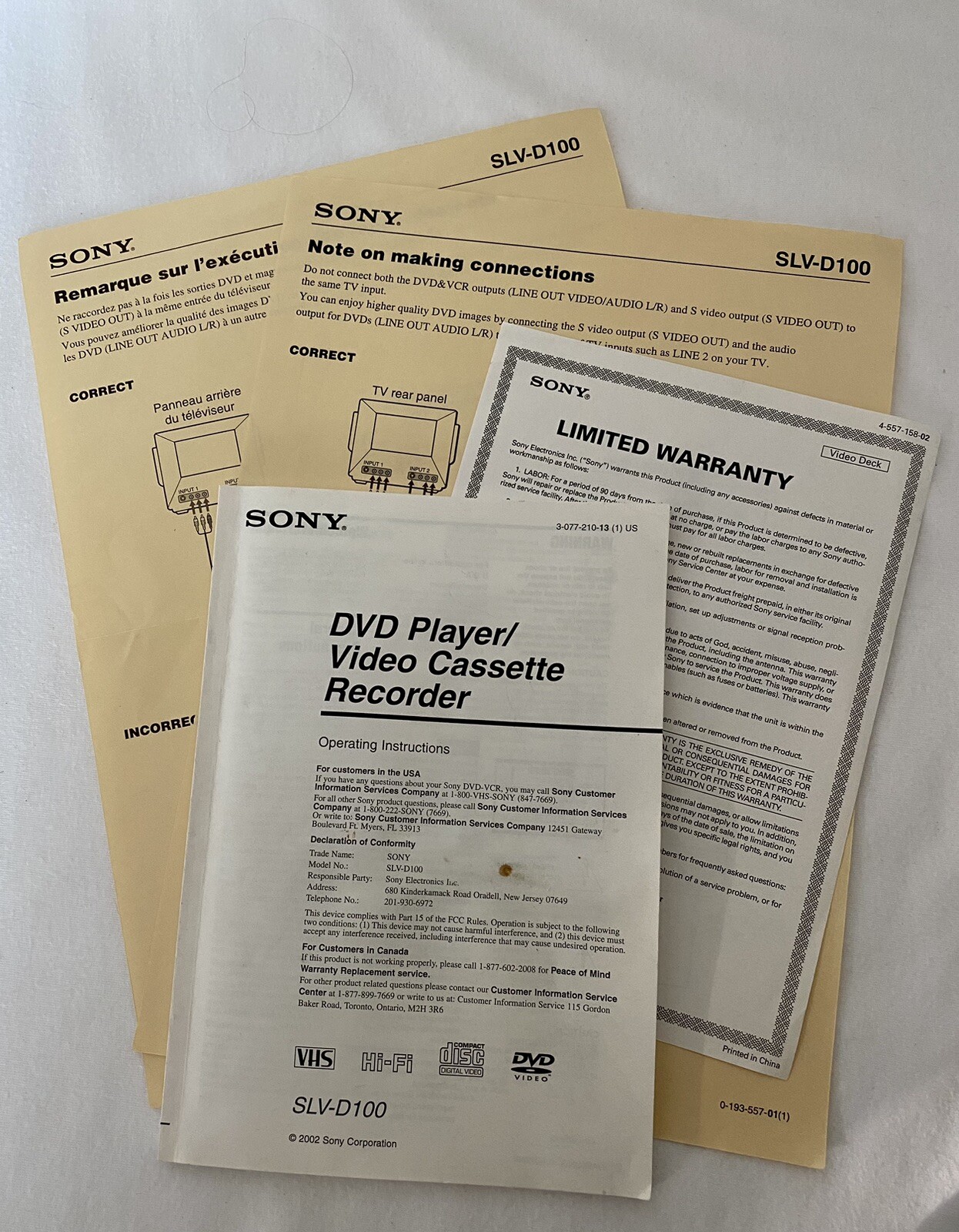 Sony+SLV-D100+DVD+Player for sale online | eBay