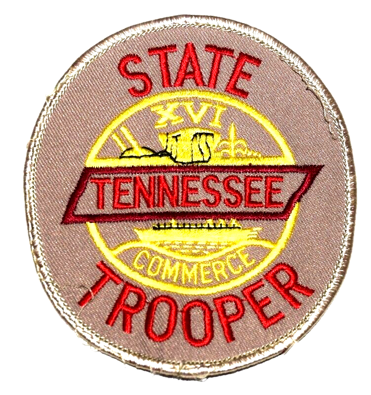 TENNESSEE STATE TROOPER TN Sheriff Police Patch STATE SEAL TAN USED | eBay
