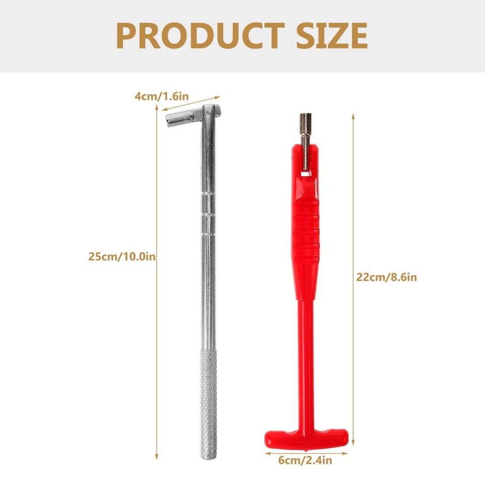 2 Pcs Tire Valve Core Removal Tool Installation Automotive Stem Puller ...