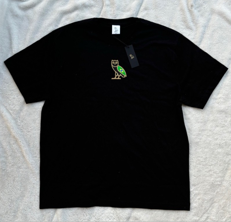 OVO Black Brazil Flag Mini OG Owl Tee - 2XL - Brand New - Authentic | eBay