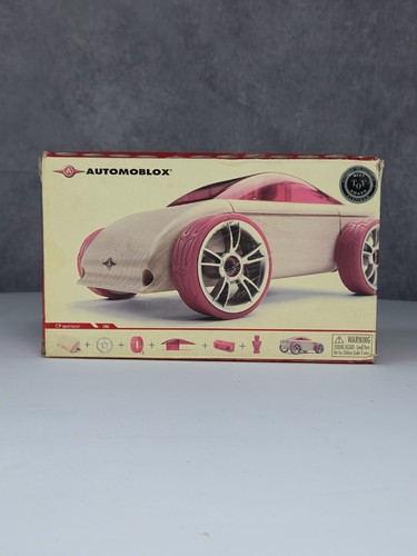 New Automoblox C9 Wooden Building Block Car Toy Red 985002 | eBay