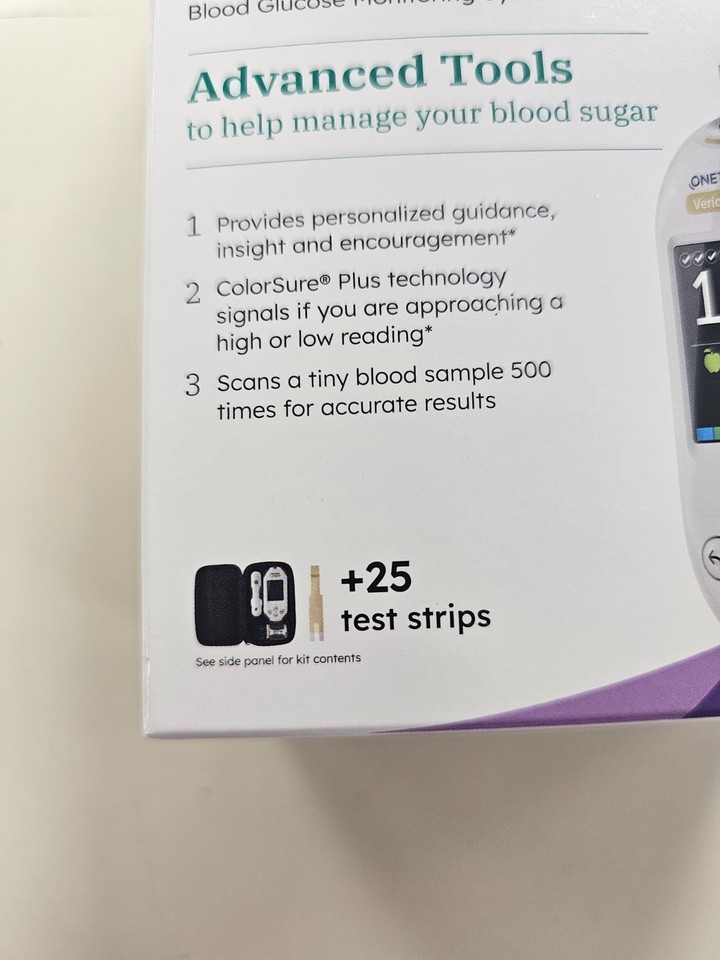 OneTouch Verio Reflect Meter + 25 Test Strips Expires 9/2026 | eBay