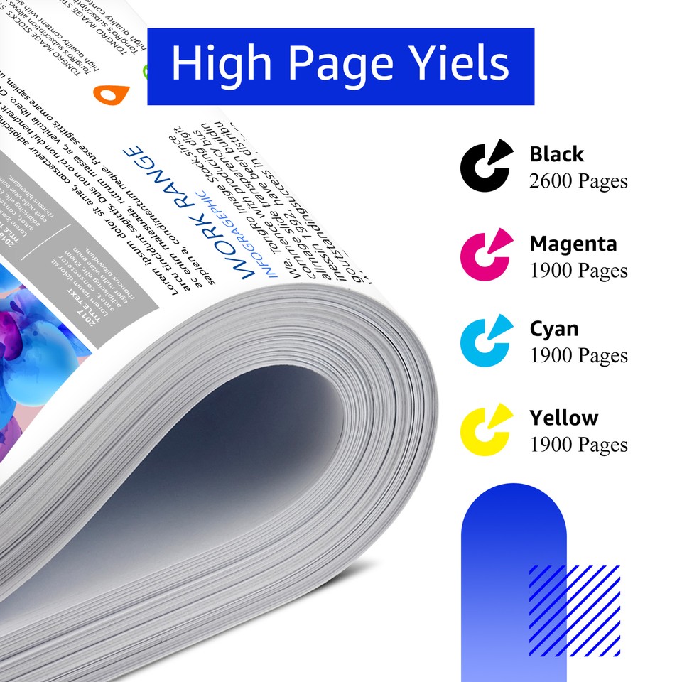 4PK 802XL Ink Replacement For Epson WorkForce Pro WF-4720 WF-4730 WF ...