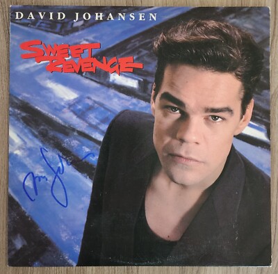 David Johansen Signed Sweet Revenge Vinyl Record Buster Poindexter ...