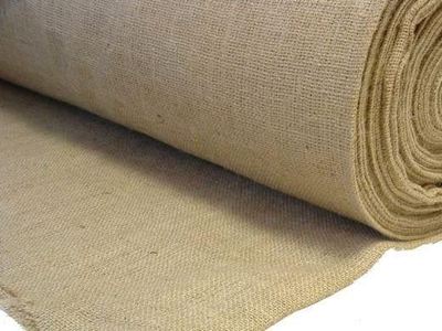 NATURAL JUTE BURLAP HESSIAN COARSE SACKING CLOTH UPHOLSTERY LINING 10oz ...