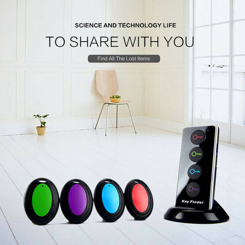 4 in 1 Wireless Key Finder Locator Smart Tracker Anti Lost Pet Remote ...