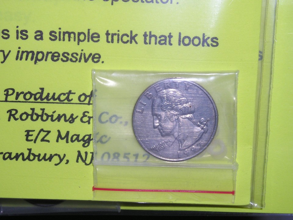 Magic trick - Bite out Quarter EZ- X David Blaine did this on TV - new ...
