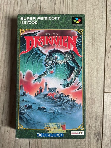Super Famicom - Drakkhen Complet In Box, Rom + Booklet+ Mint | eBay