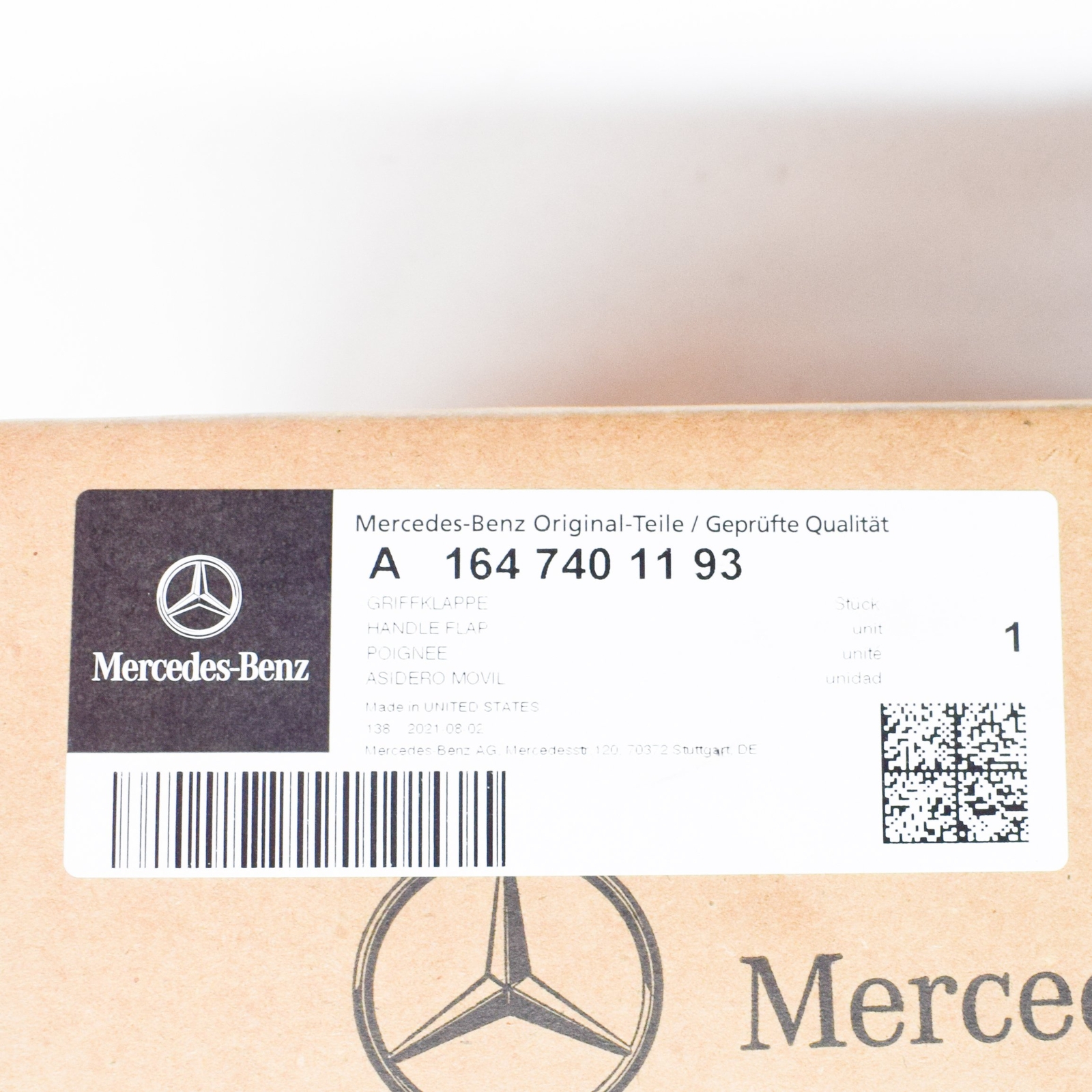 Mercedes Benz M W164 Trunk Boot Handle A1647401193 GENUINE NEW | eBay UK