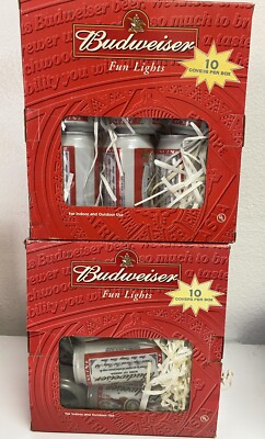 Budweiser Fun Lights - 2 Packs of 10 | eBay